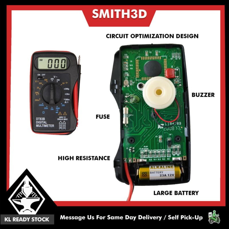 Pocket Size DT83B Digital Multimeter - Compact and Versatile ...
