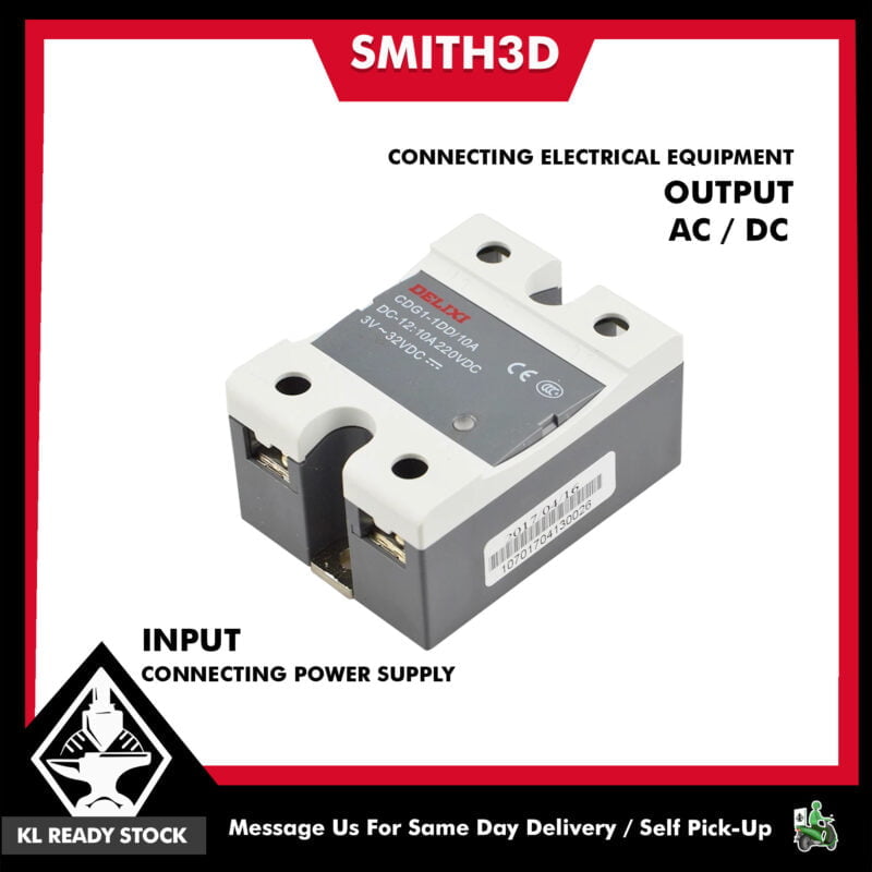 DELIXI DC-AC / DC-DC 40A Solid State Relay | Smith3D Malaysia