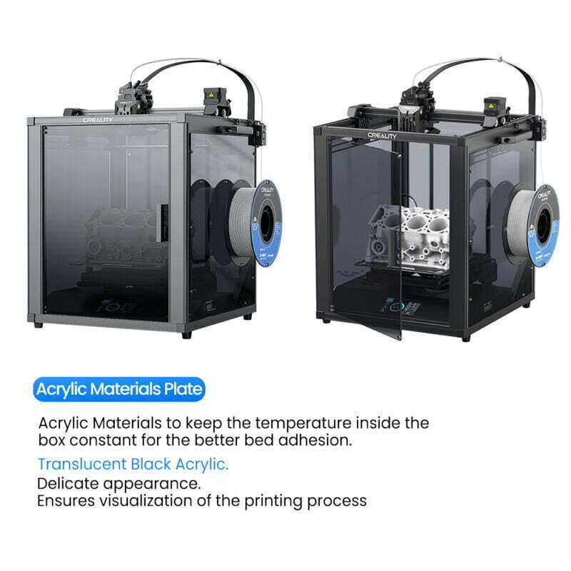 Creality Acrylic Enclosure for Ender-5 S1 3D Printer - Durable and ...