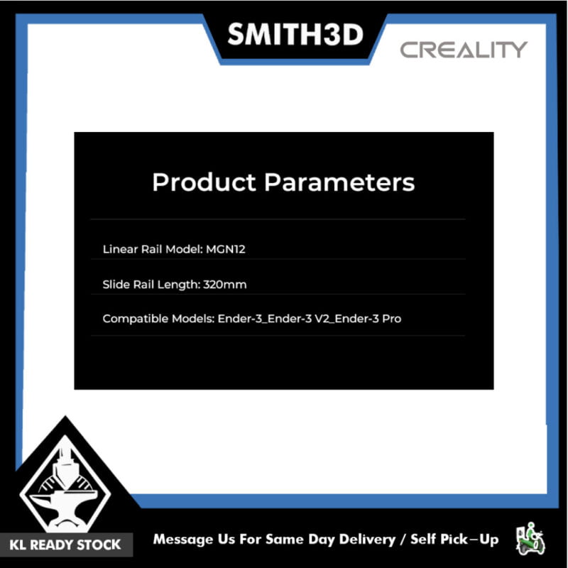 Creality Linear Guide Rail - Precision Motion Component for 3D Printers ...