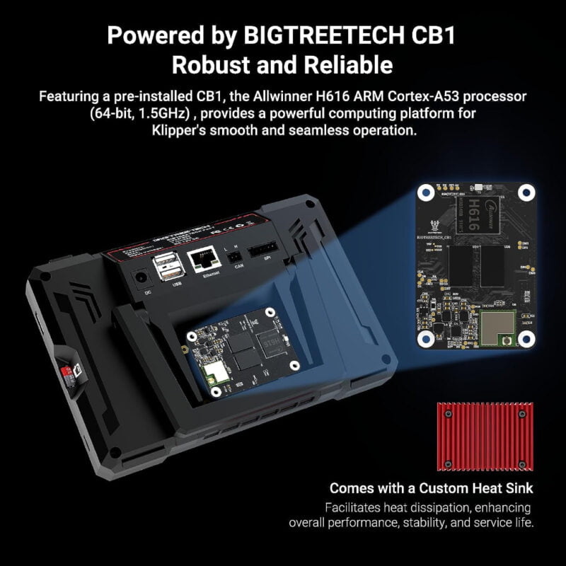 BIGTREETECH Pad 7 with Pre-Installed CB1 Core Board - Ready for Klipper 3D Printing | Smith3D ...