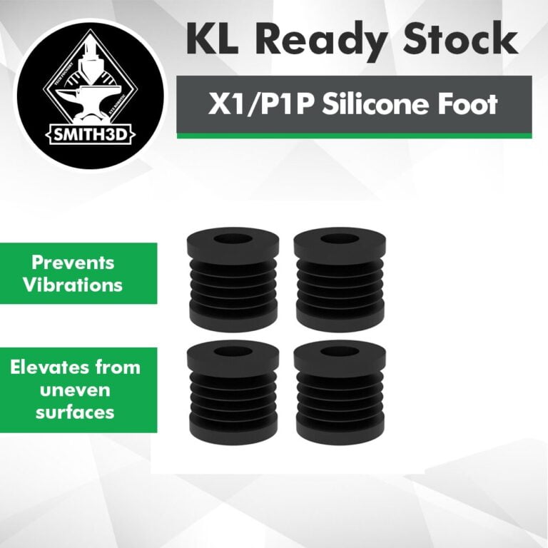 BAMBULAB X1 & P1 Series Anti Vibration Silicone Foot, Stabilizer for 3D ...