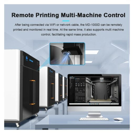 MINGDA MD 1000D Industrial 3D Printer, Dual Extruder, 350°C Max Temp ...