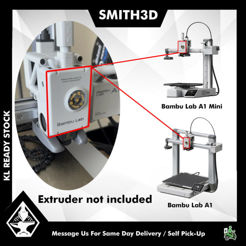 Bambu Lab A1 Extruder Front Cover - Original Replacement for A1 Series ...