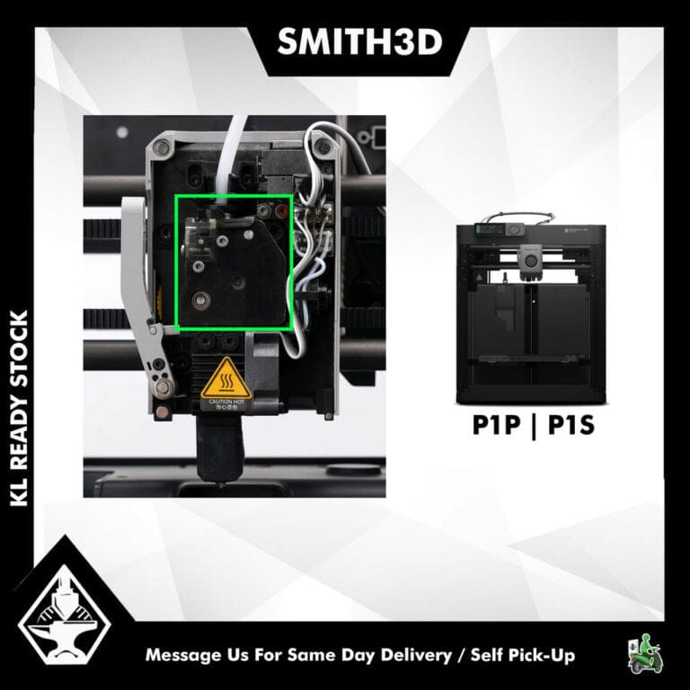 Bambu Lab P1 Series Stainless Steel Extruder - Replacement for P1P ...