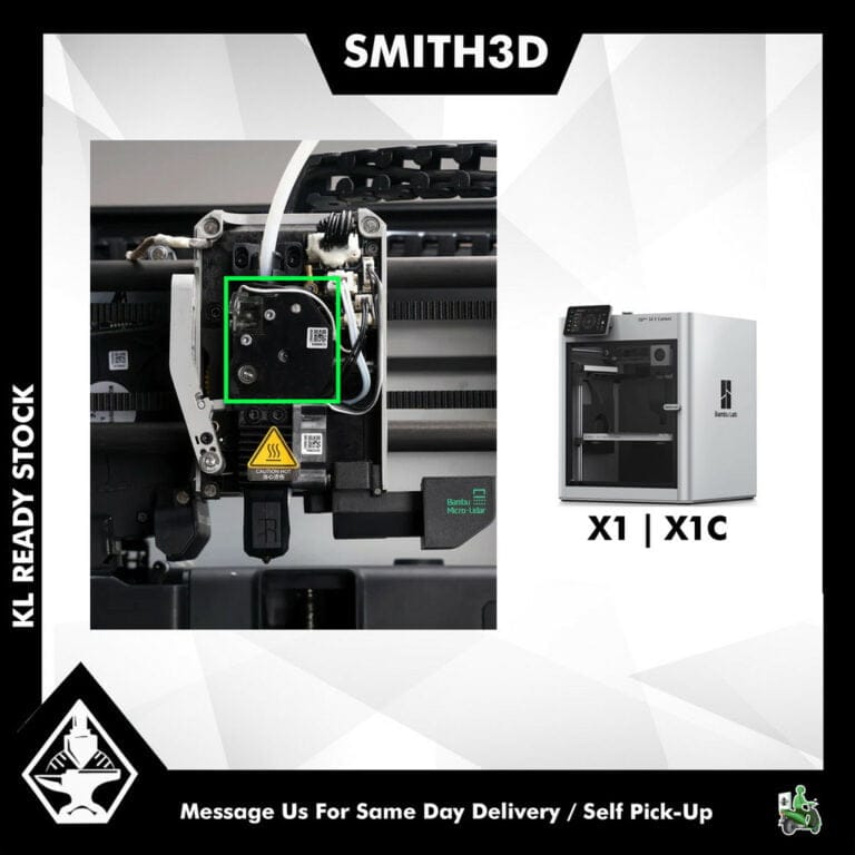 Bambu Lab X1 Hardened Steel Extruder - Replacement for X1 & X1C, 3D ...
