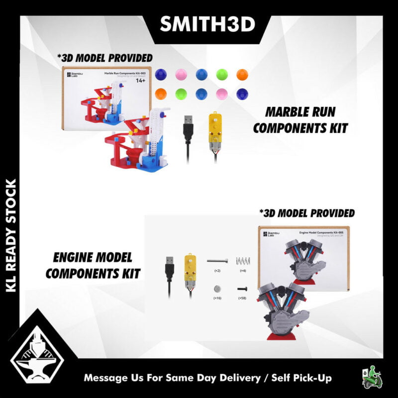 Bambu Lab DIY Hardware Kits - Kit-Friendly 3D Model Project Kit with ...