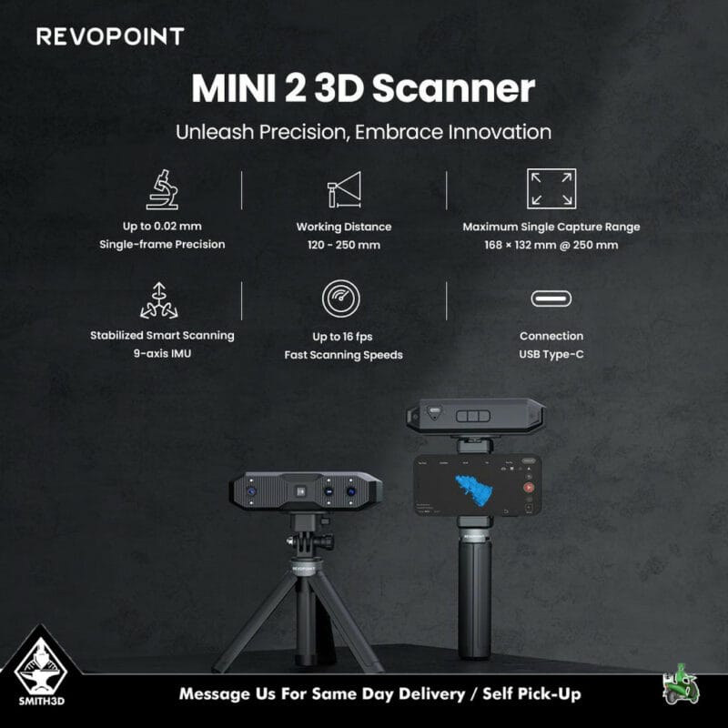 Revopoint MINI 2 Advanced Edition | Smith3D Malaysia