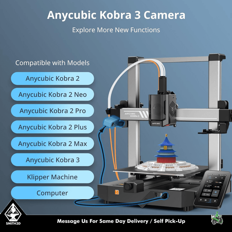 Anycubic Kobra 3 Camera, Live View Camera for Kobra 2 Series Kobra 3 ...