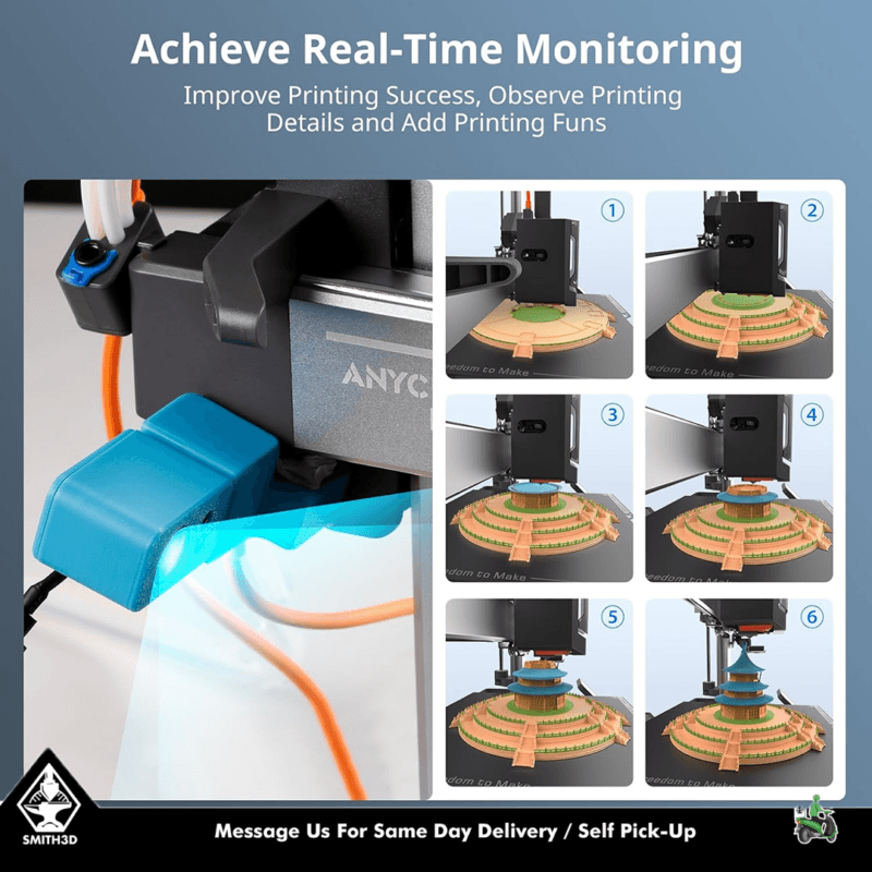 Anycubic Kobra 3 Camera, Live View Camera for Kobra 2 Series Kobra 3 ...