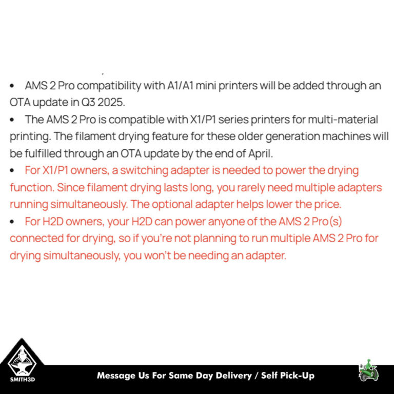 Bambu Lab AMS 2 Pro Automatic Material System for Multicolor Printing ...