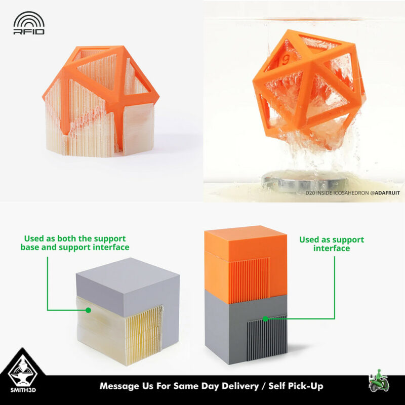 Bambu Lab PVA Filament 0.5kg 1.75mm Water Soluble Filament | Smith3D ...