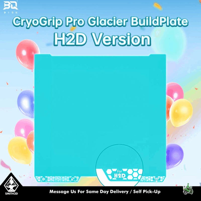 BIQU CryoGrip Pro Build Plate for Bambu Lab A1 Series / P1 / X1 / H2D ...